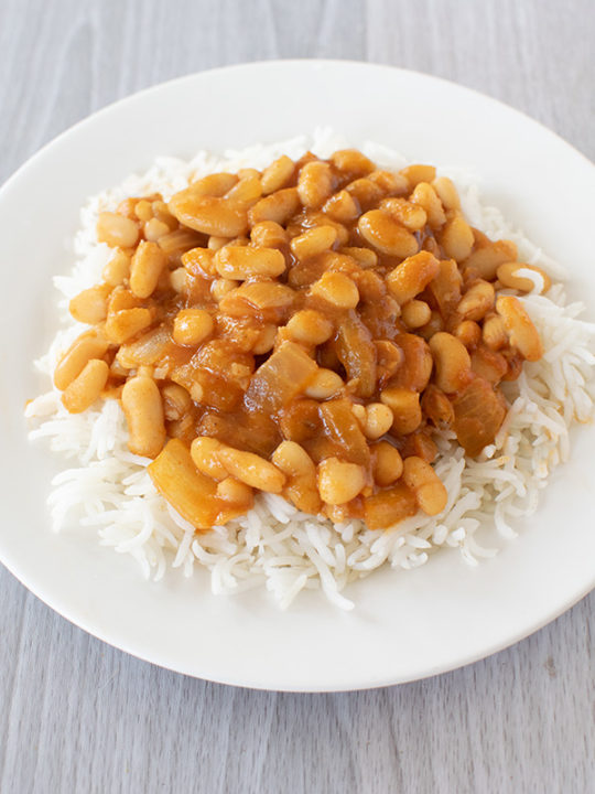 Israeli Rice and Beans with Meat - Easy Shmeezy Recipes